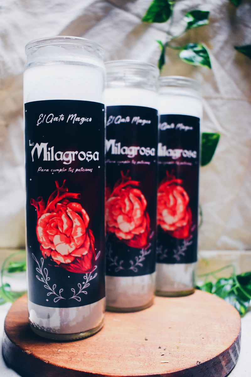Veladora La Milagrosa – El Gato Magico